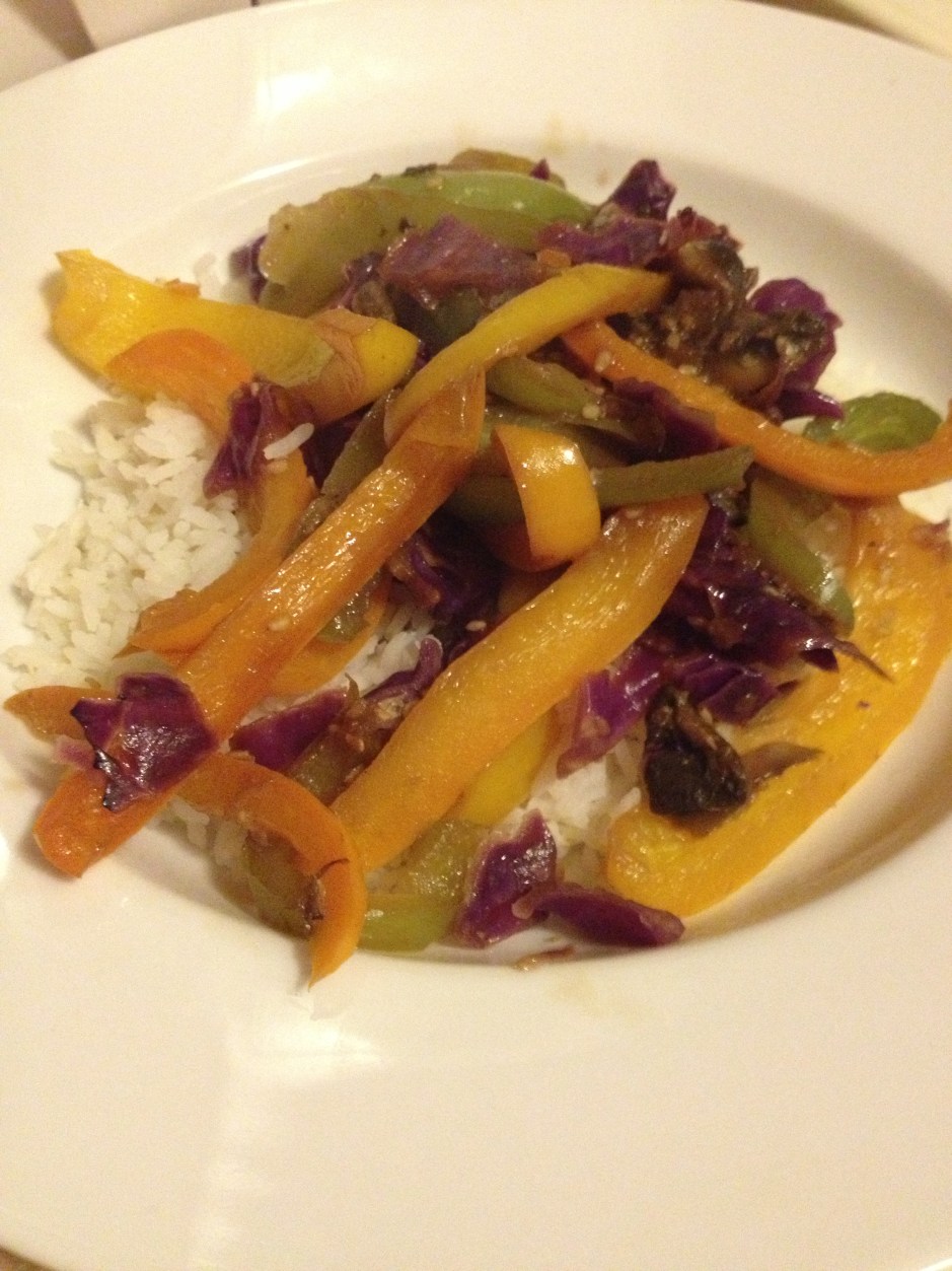 Fresh Bell Pepper Stir Fry | hungry and fit